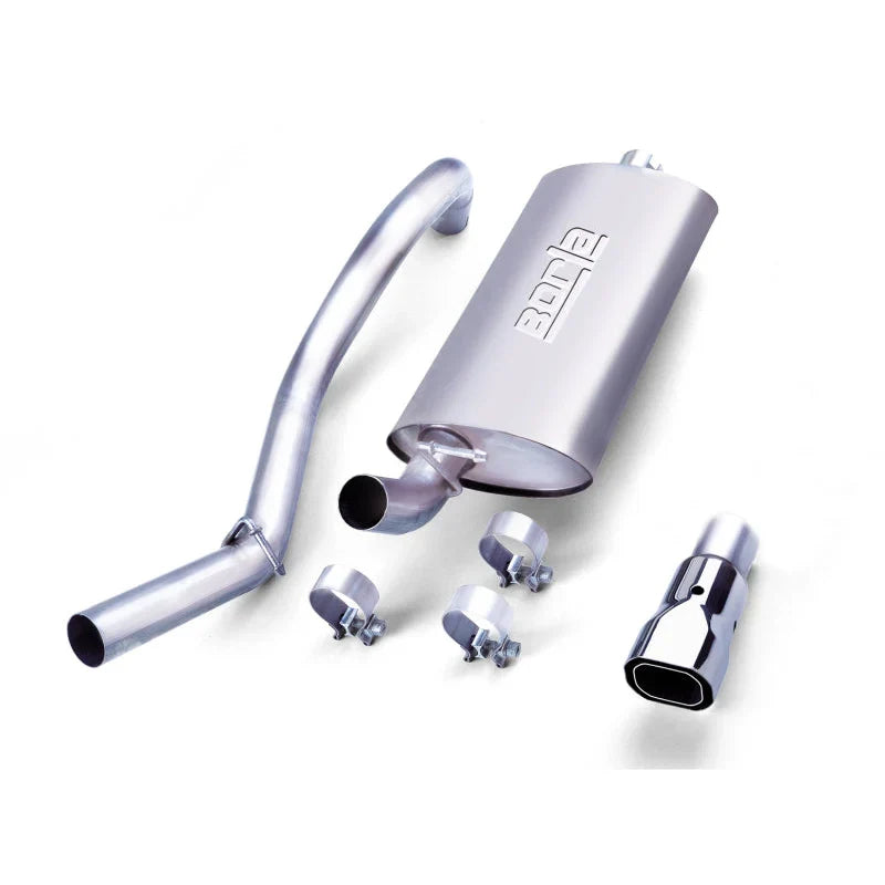 Borla Touring Cat-Back Exhaust System (Polished Tip): Jeep Wrangler 19 ...