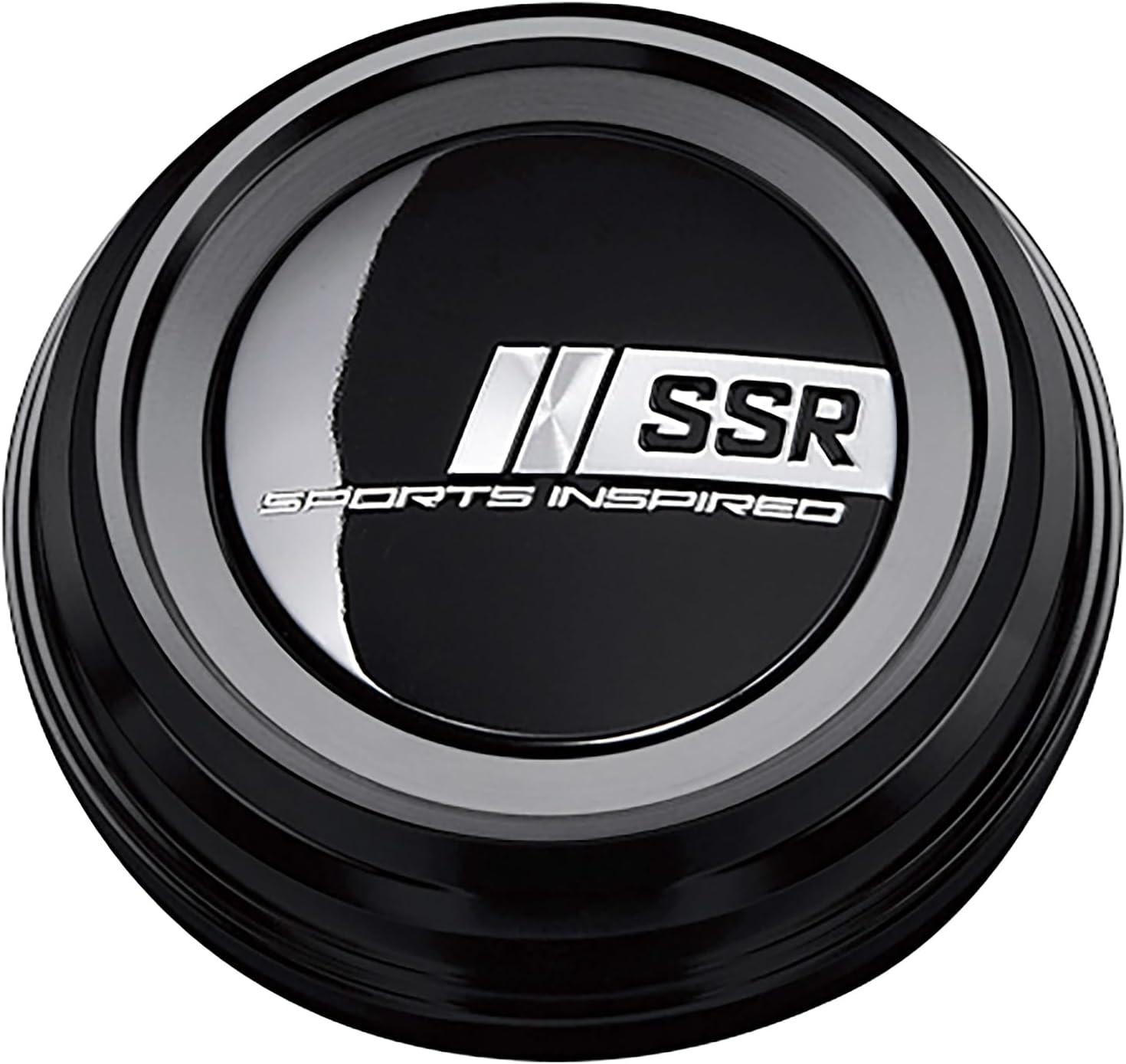 SSR Racing Sports Center Cap Aluminum A-Type Black – WheelFlip