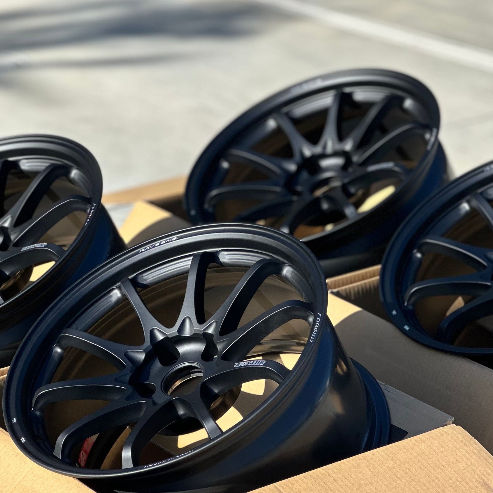 Volk Racing CE28N-Plus 18x9.5 +22 5x114.3 Matte Black (SET) – WheelFlip