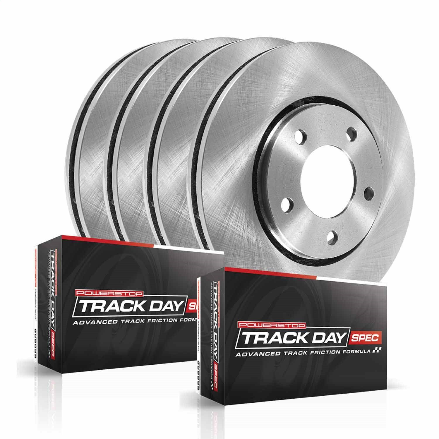 PowerStop 2019 Volkswagen Jetta Front & Rear Track Day SPEC Brake Kit ...