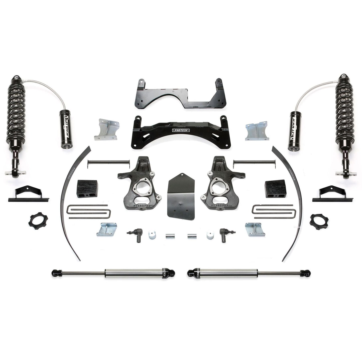 Fabtech 6in Basic Suspension System w/ Dual 2.5in & 2.25in DLSS | GM C ...