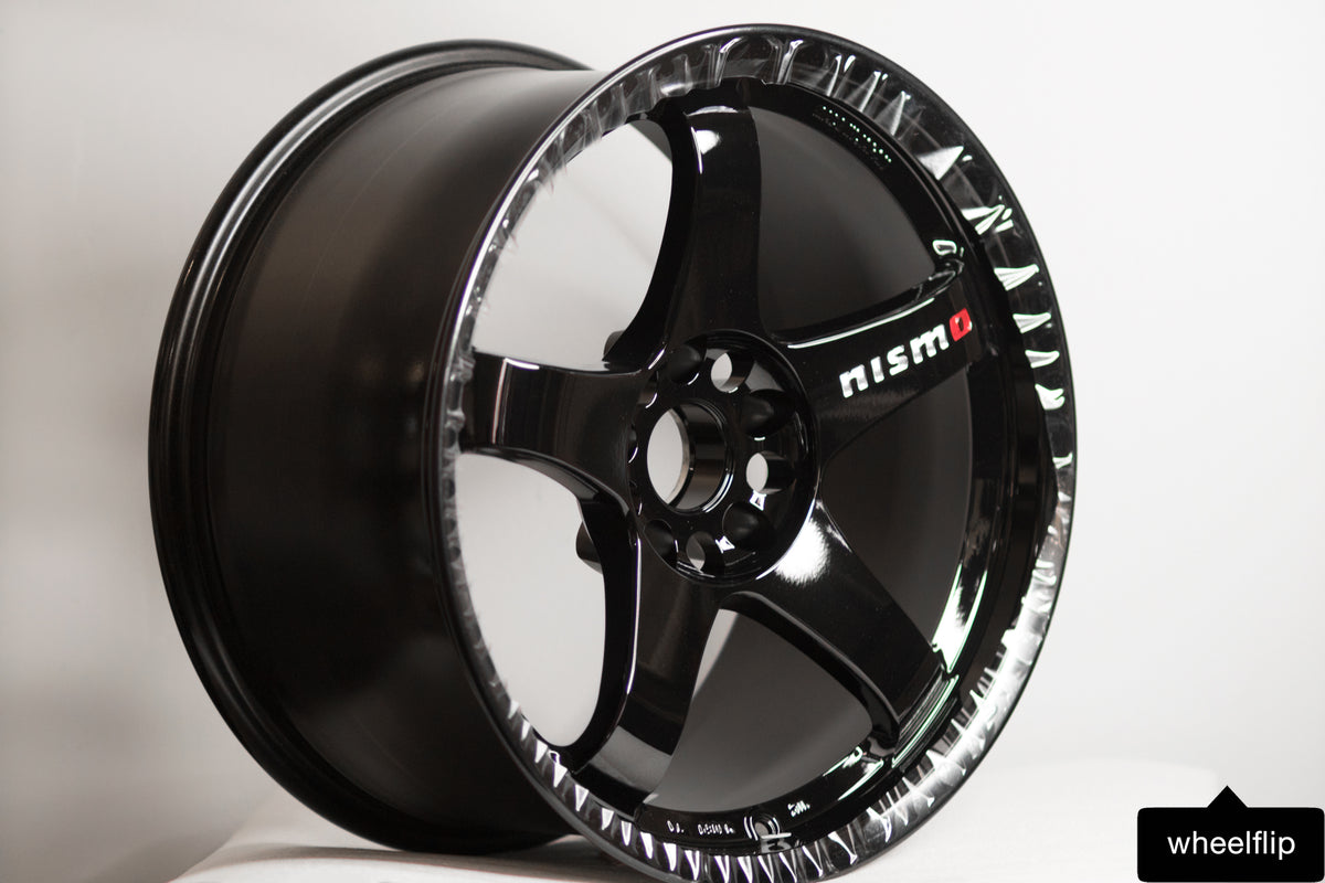 Nismo LMGT4 Omori Spec 18x9.5 +12 5x114.3 Gloss Black (SET) – WheelFlip